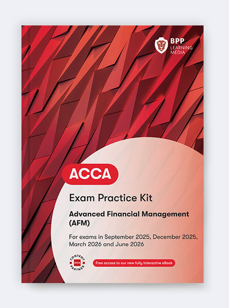 BPP ACCA Advanced Financial Management Exam Kit eBook 2026 – BrightBook