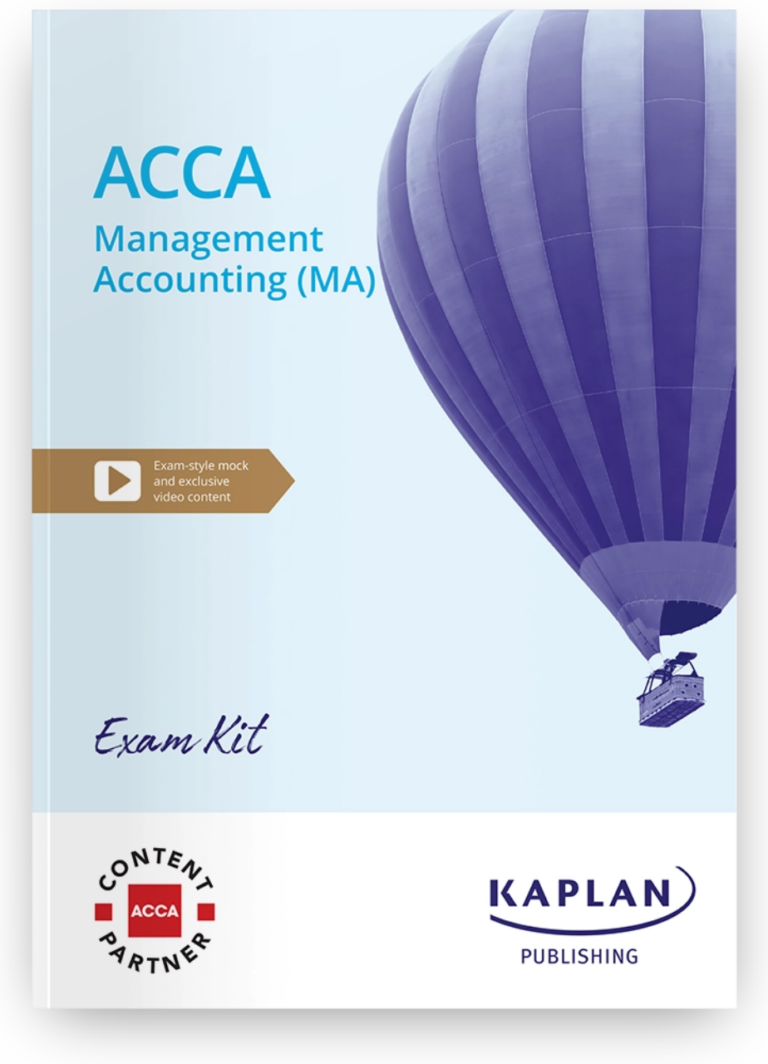 Kaplan ACCA MA Management Accounting Exam Kit 2026 – BrightBook